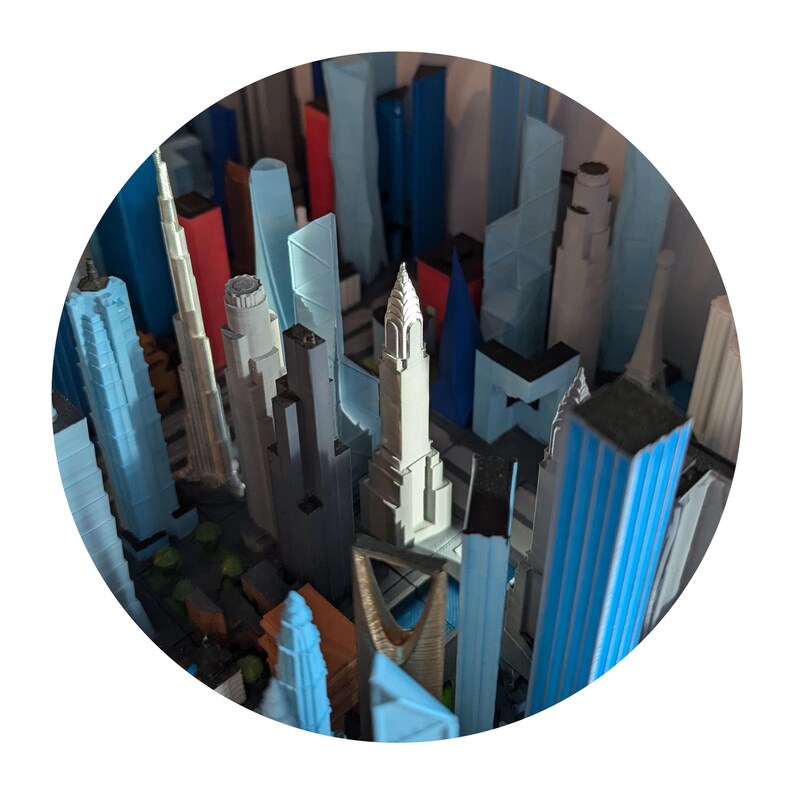 MINI CITI - Chrysler Building - Etsy