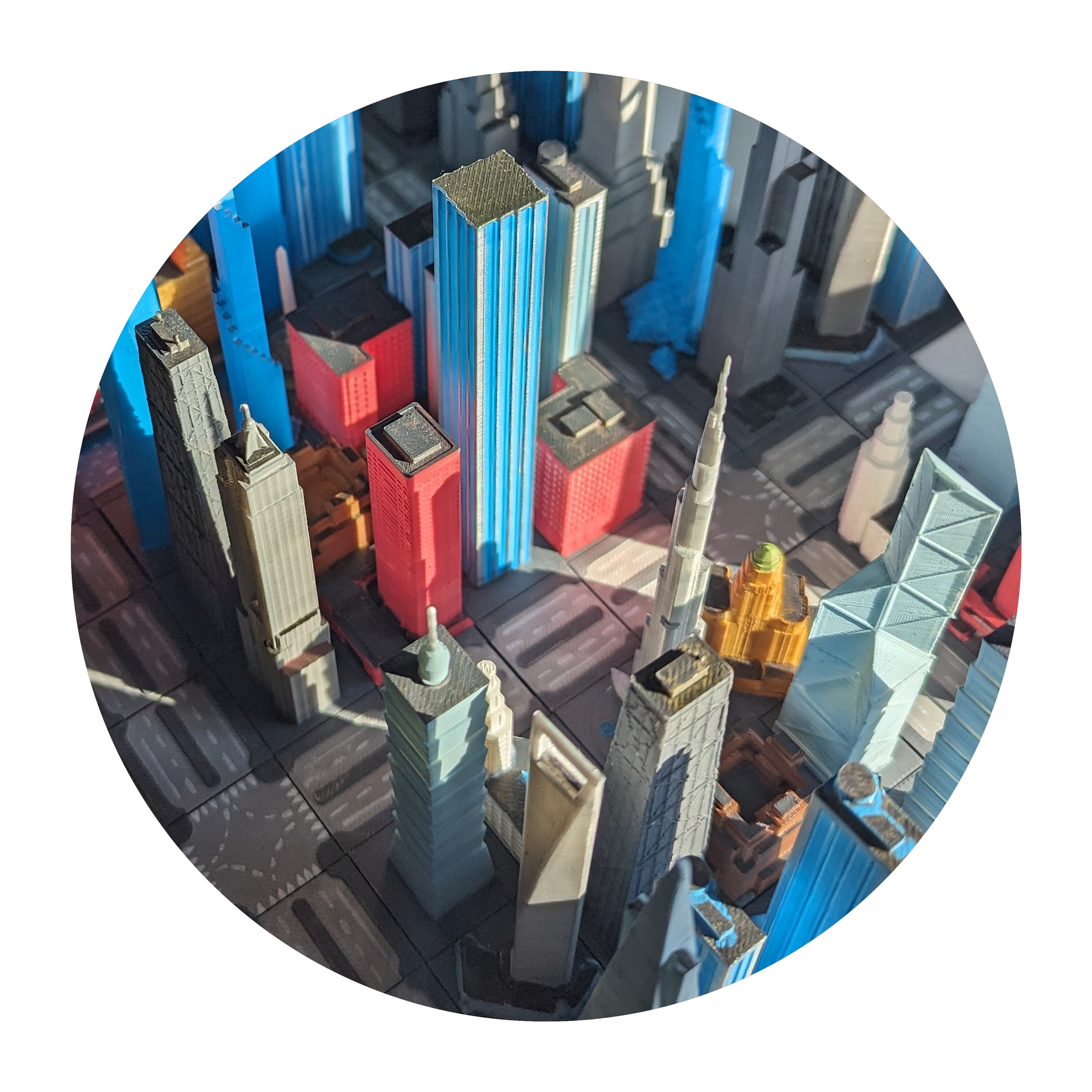 MINI CITI 30 Rockefeller Plaza - Etsy