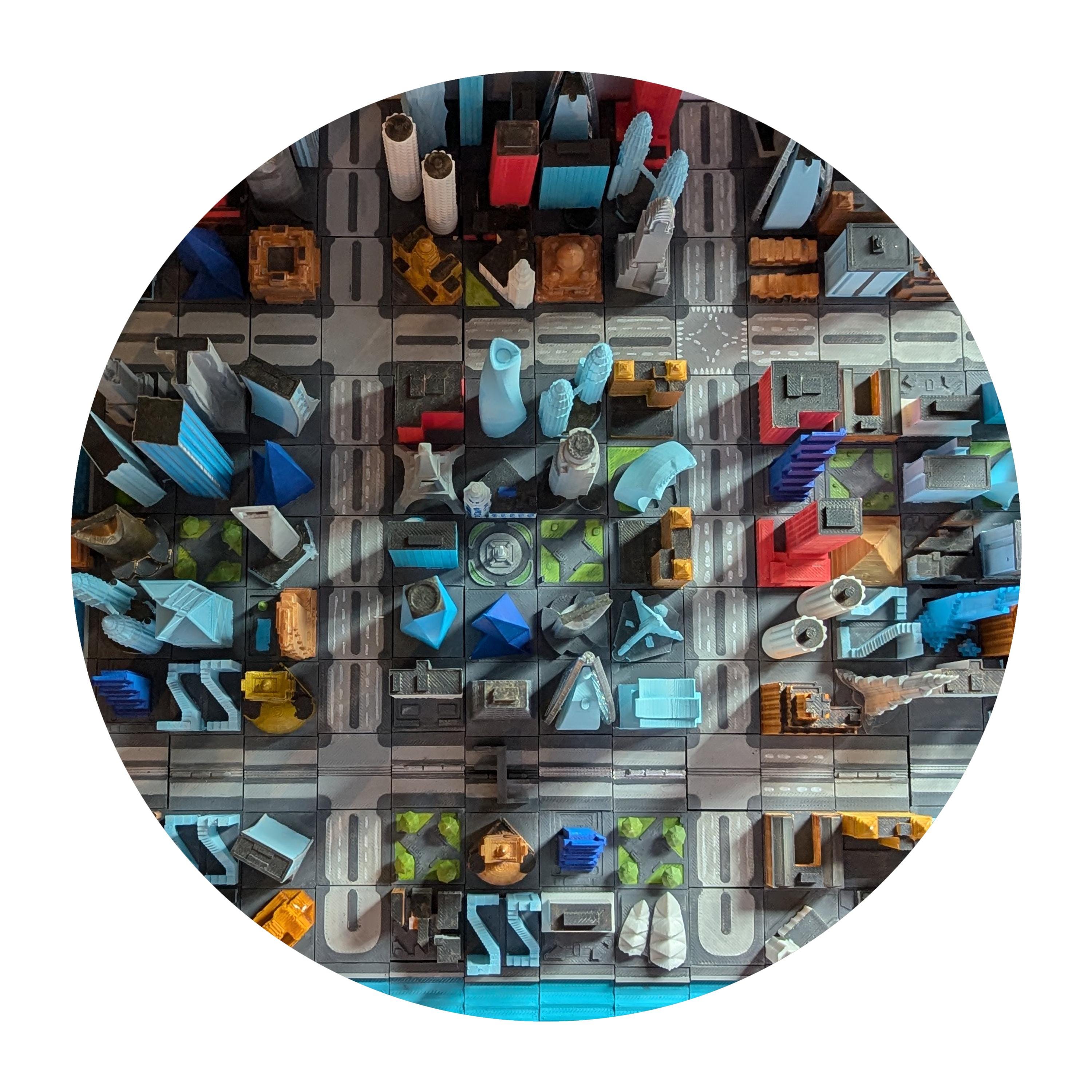 MINI CITI Triangular Tower - Etsy