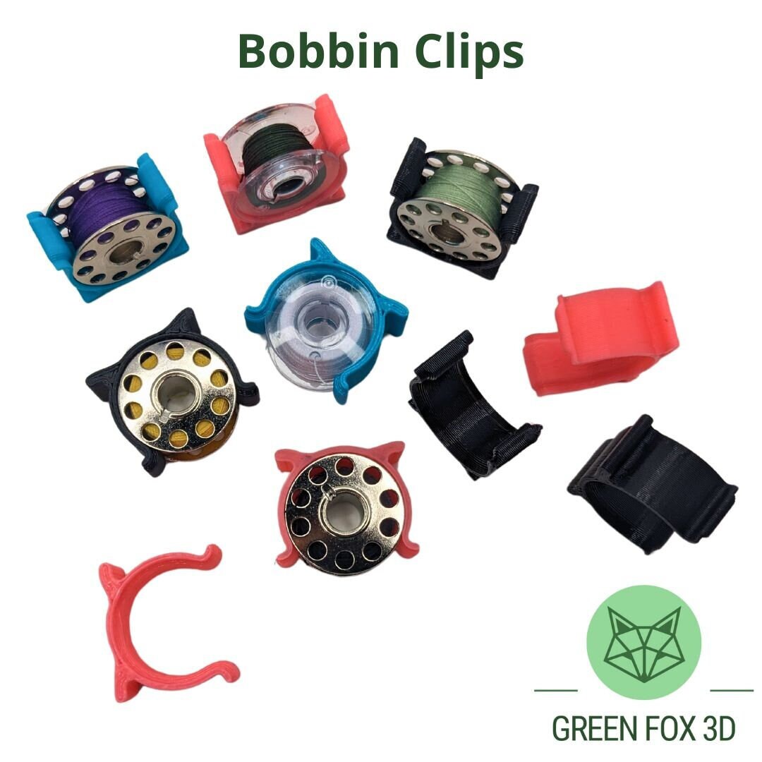 Snap on Bobbin Clips Prevent Thread Unraveling on Sewing Bobbins Thread ...