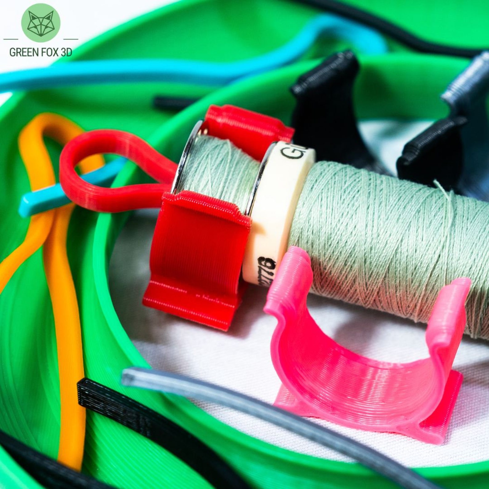 Snap in Bobbin Storage Ring - Holds 20+ Standard Bobbins - Sewing Aid ...