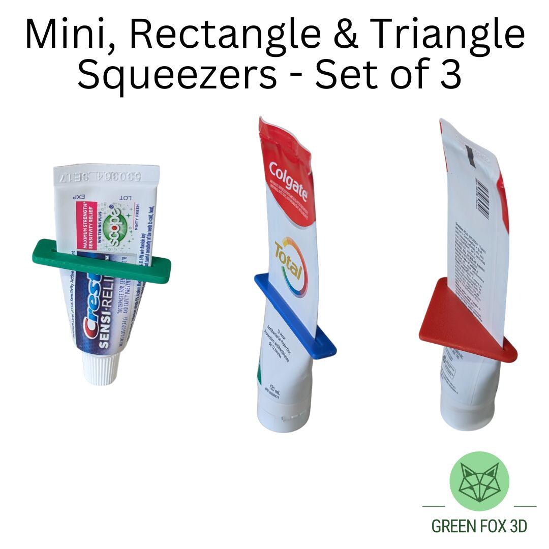 Toothpaste Tube Squeezers 3 Pack - Get Everything Out of the Tube! Fits ...