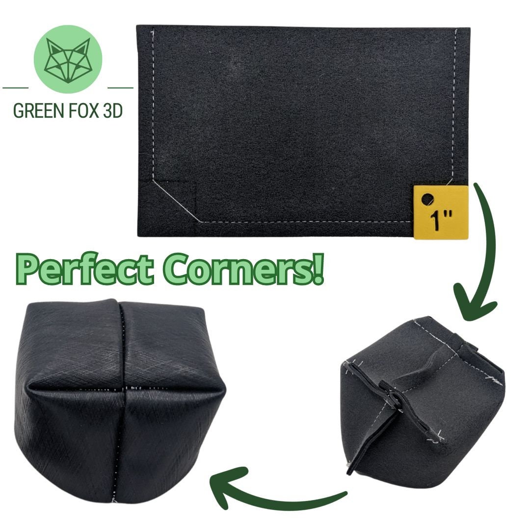 Bag Making Tool Boxed Corner Guide Sewing Size Template Bag Making ...