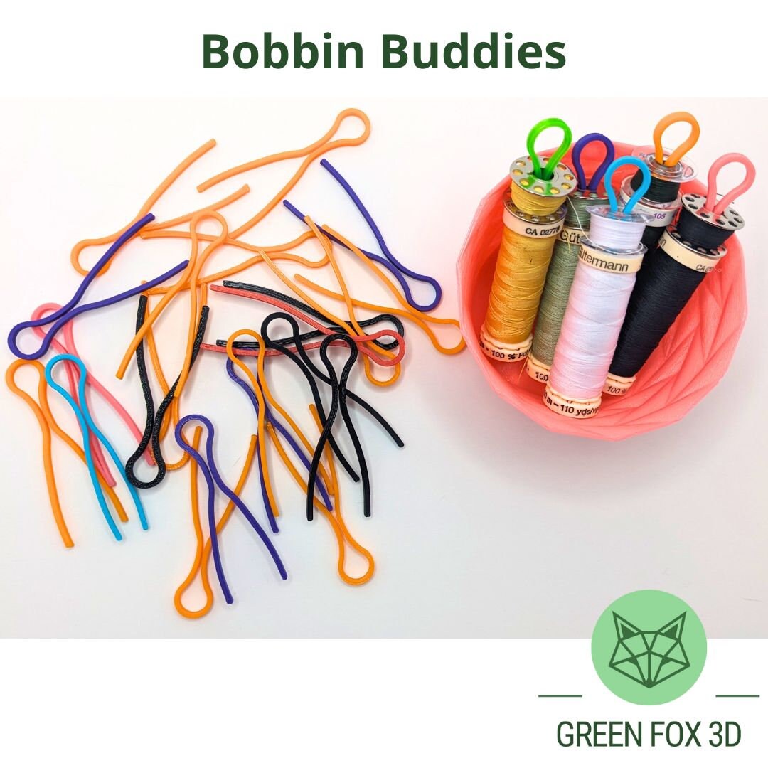 Bobbin Buddy Connect Bobbin to Spool Sewing Notions Bobbin Clip Match ...