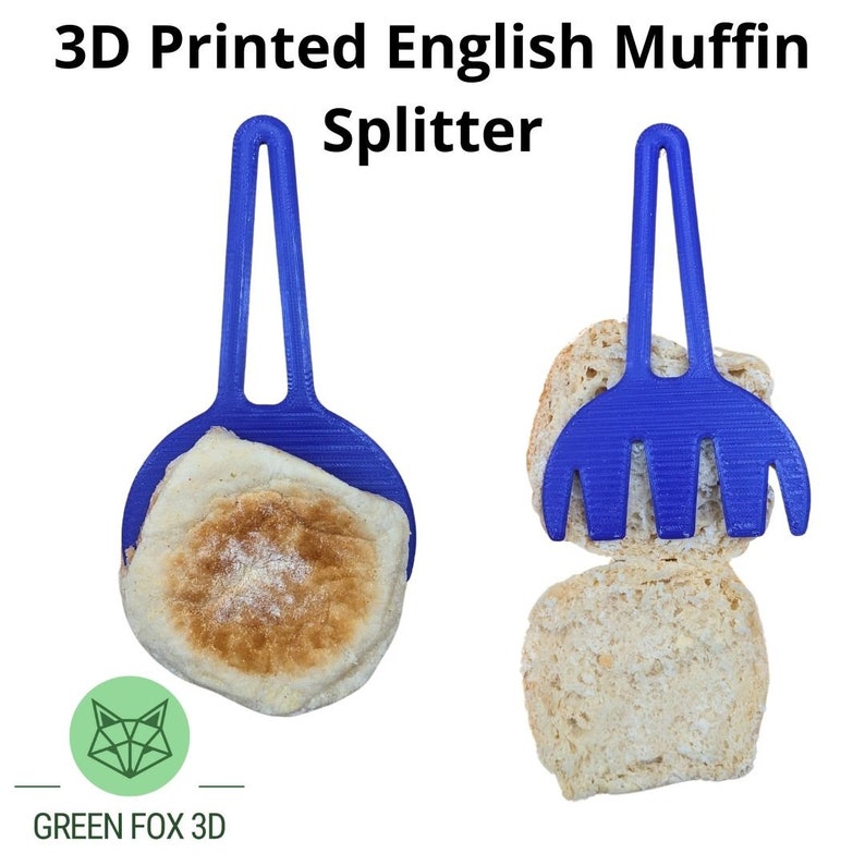 3D Printed English Muffin Splitter: Must Have Kitchen Tool, No Crumbs ...