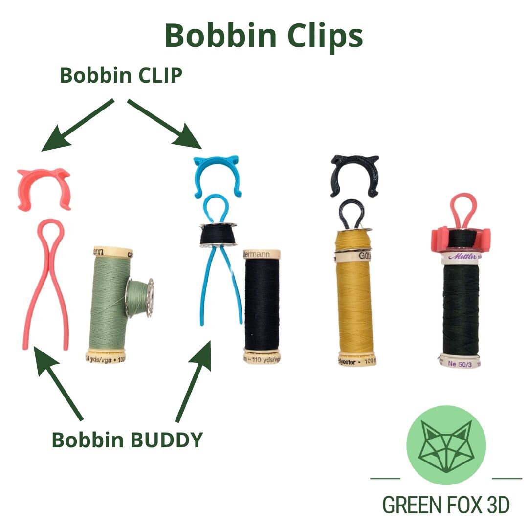 Snap on Bobbin Clips Prevent Thread Unraveling on Sewing Bobbins Thread ...