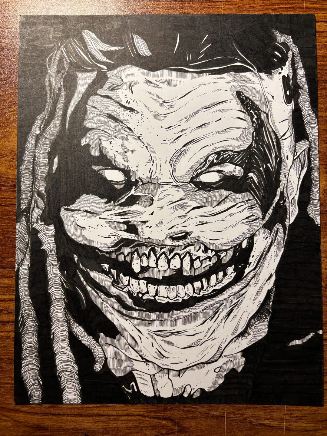 The Fiend Original Drawing - Etsy