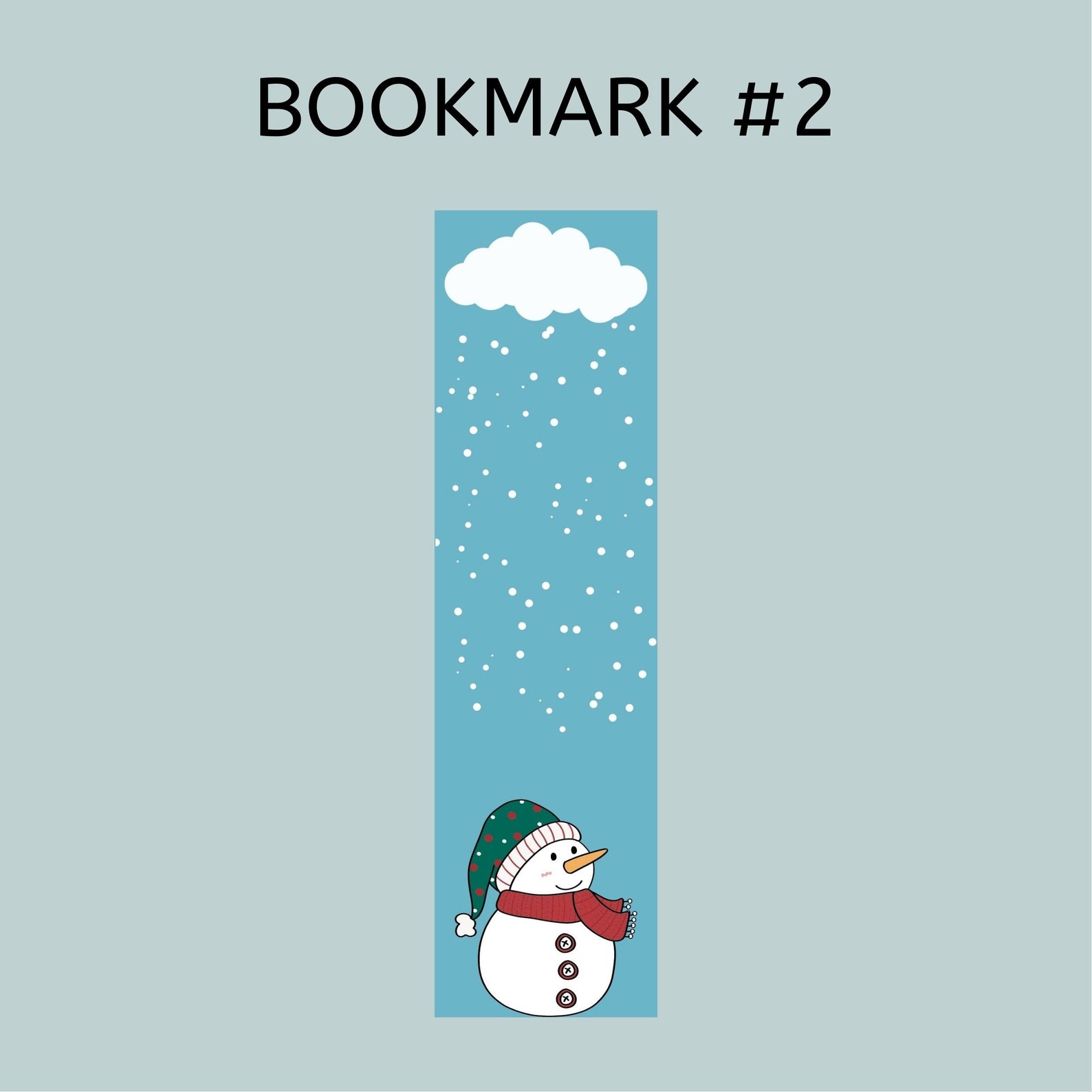 WINTER BOOKMARKS Seasonal Bookmark Bookmark Set Books Booktok Gift for ...