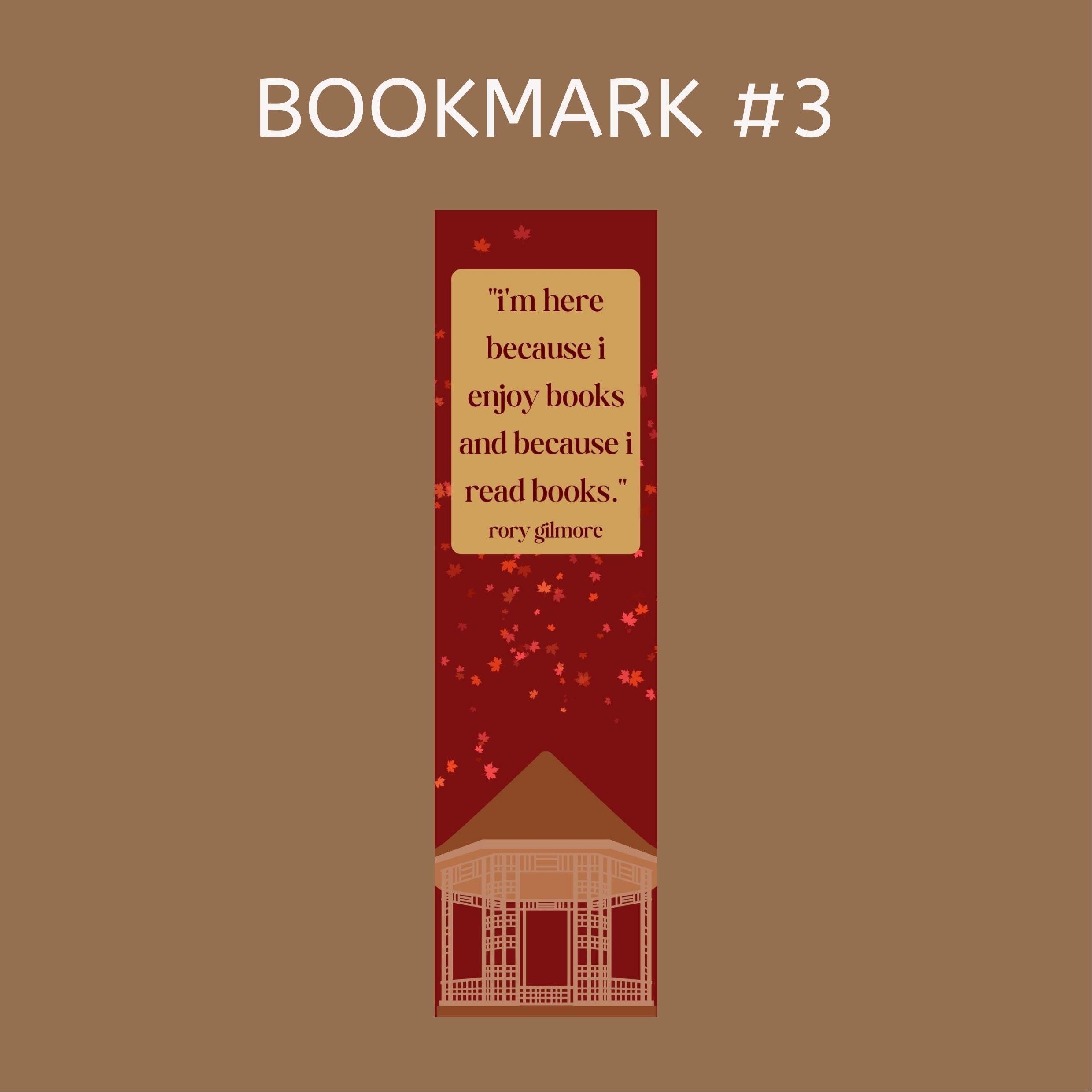 Gilmore Girls Bookmark Rory Gilmore Bookmark Set Gilmore Etsy