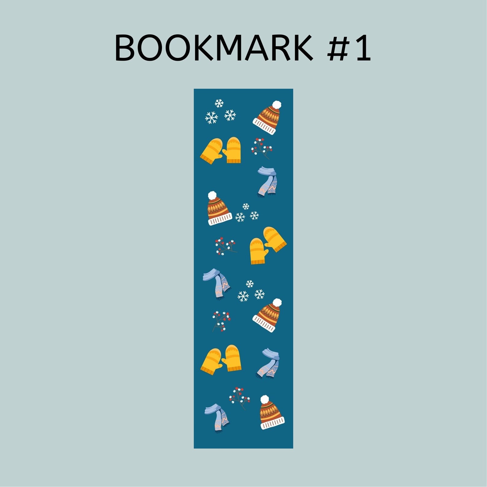 WINTER BOOKMARKS Seasonal Bookmark Bookmark Set Books Booktok Gift for ...