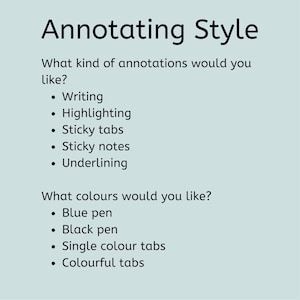 ANNOTATED BOOK | Annotation Kit | Annotating Pen | Annotating Tabs ...