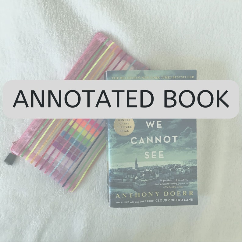 ANNOTATED BOOK Annotation Kit Annotating Pen Annotating - Etsy