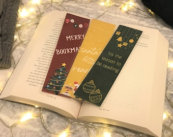 WINTER BOOKMARKS Seasonal Bookmark Bookmark Set Books Booktok Gift for ...