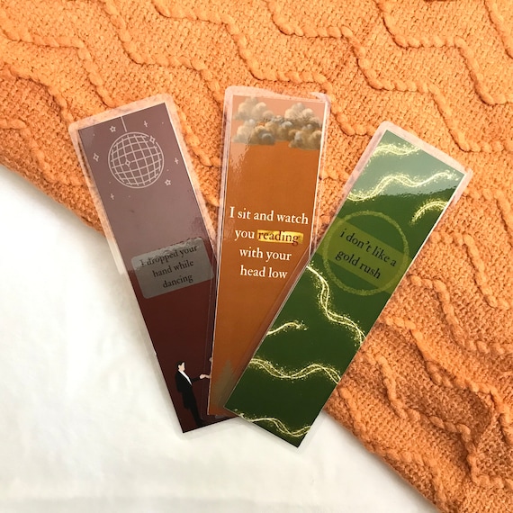 EVERMORE BOOKMARKS Autumn Bookmarks Taylor Swift Bookmarks - Etsy
