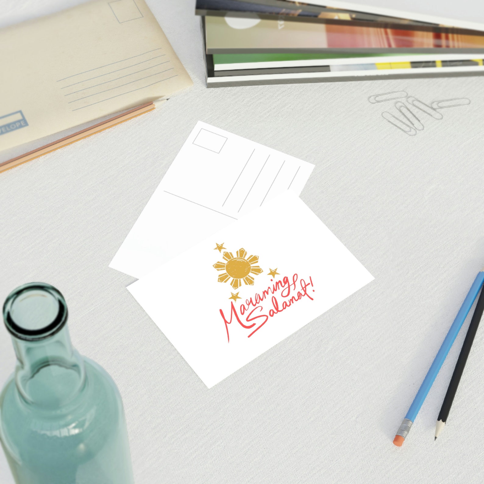 Maraming Salamat Filipino Thank You Postcards (10pcs) - Etsy