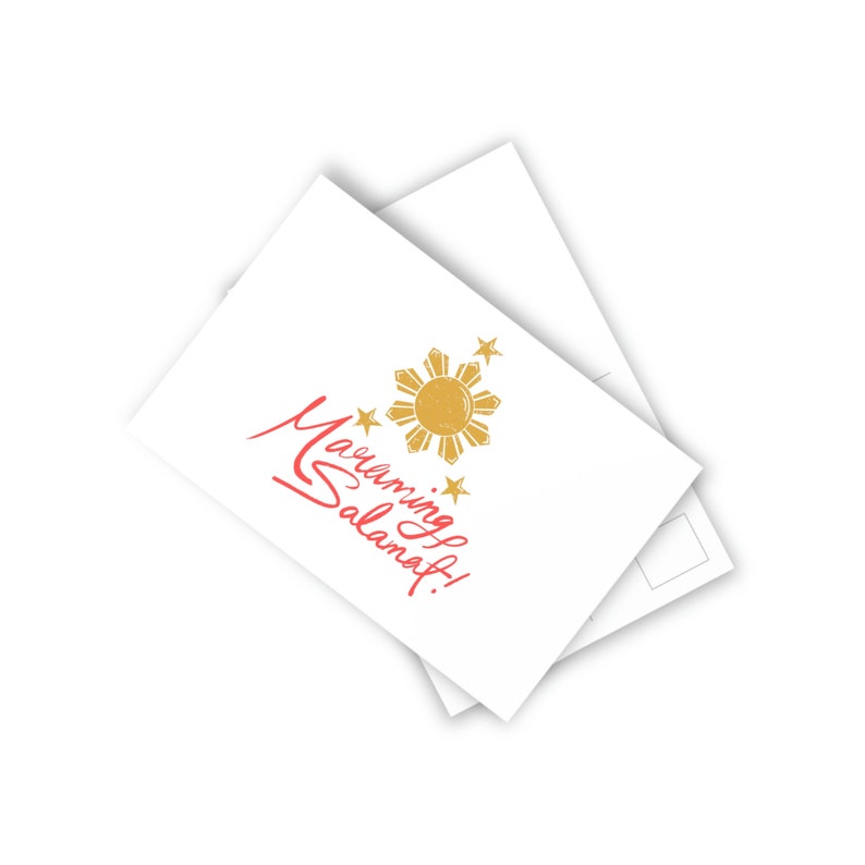 Maraming Salamat Filipino Thank You Postcards 10pcs - Etsy