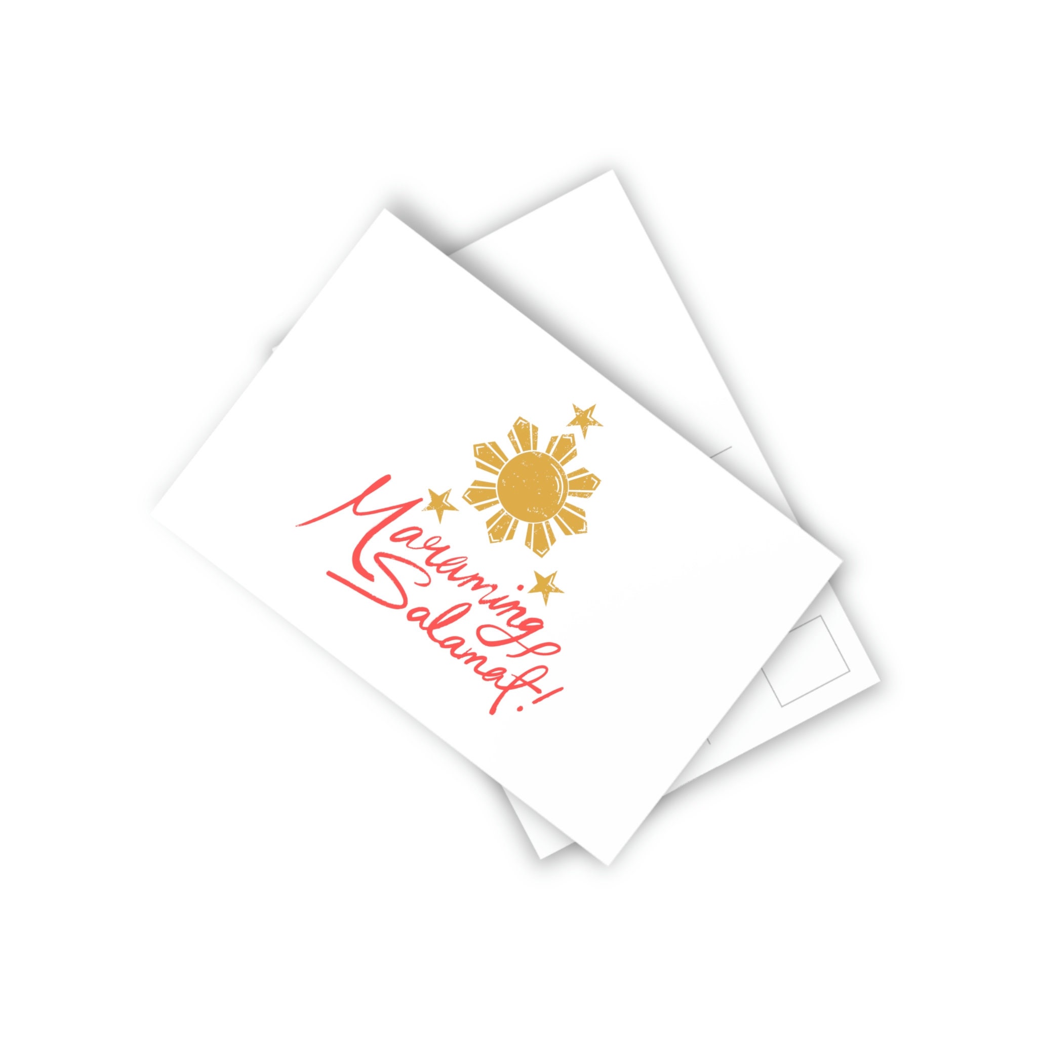 Maraming Salamat Filipino Thank You Postcards (10pcs) - Etsy