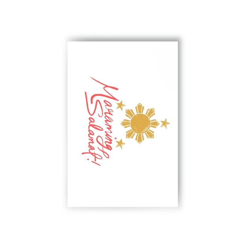 Maraming Salamat Filipino Thank You Postcards (10pcs) - Etsy