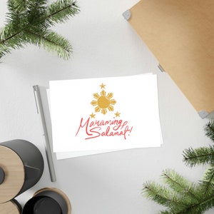 Maraming Salamat Filipino Thank You Postcards (10pcs) - Etsy