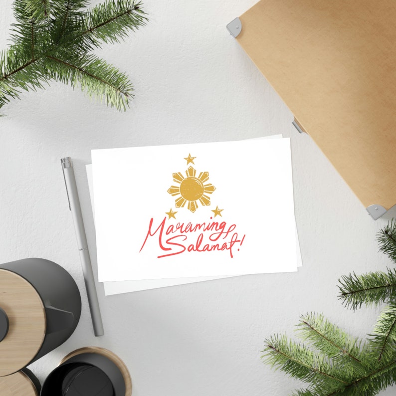 Maraming Salamat Filipino Thank You Postcards (10pcs) - Etsy