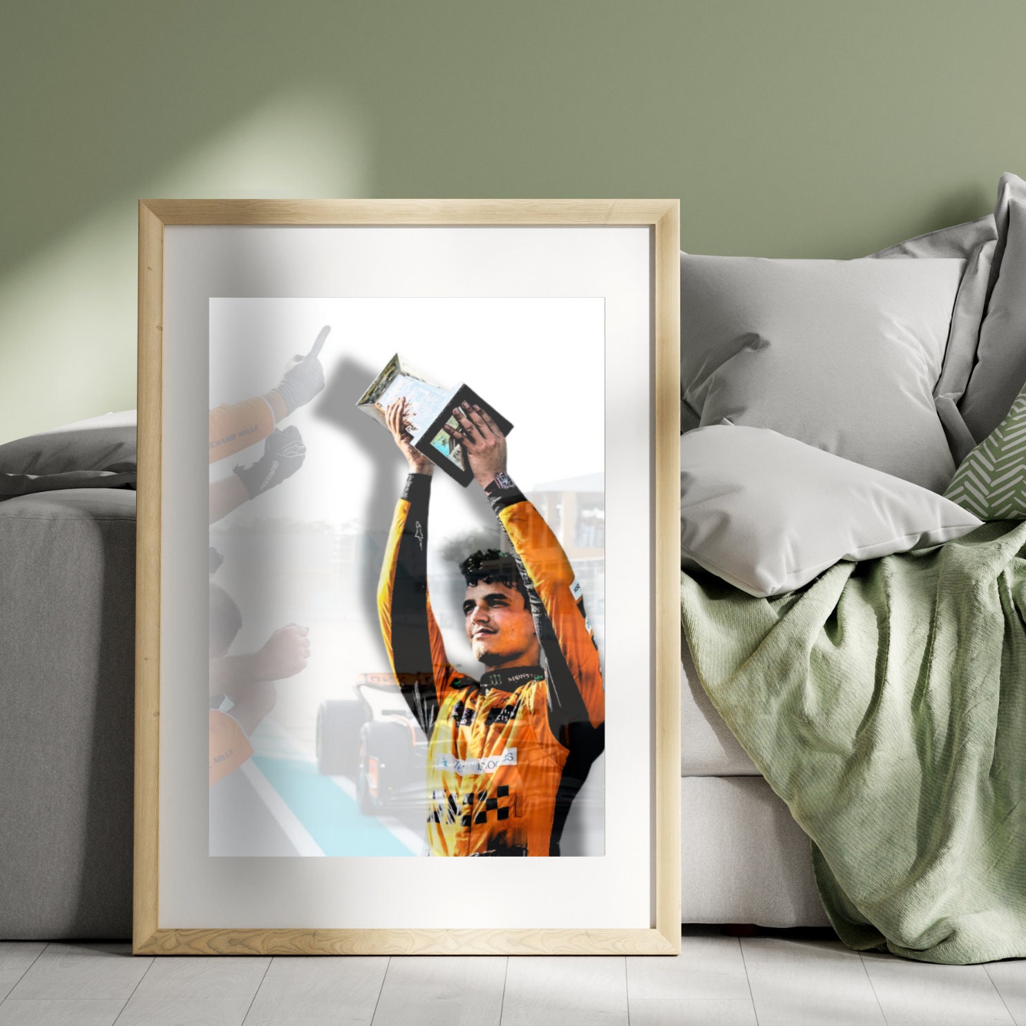 Lando Norris Poster, Miami Grand Prix , F1 Print - Etsy