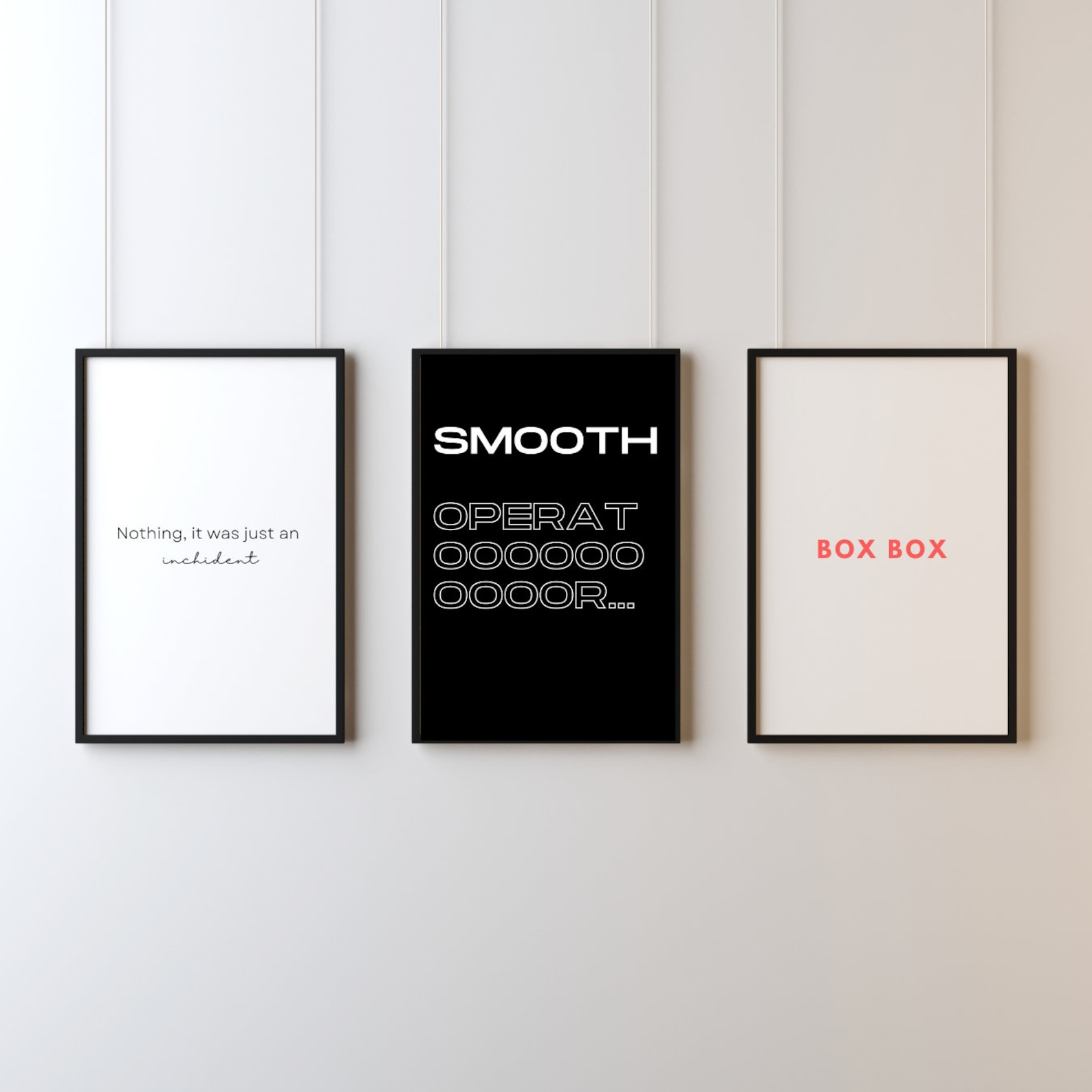 Set of 3 Formula 1 Print, Carlos Sainz, Charles Leclerc, Box Box, F1 ...