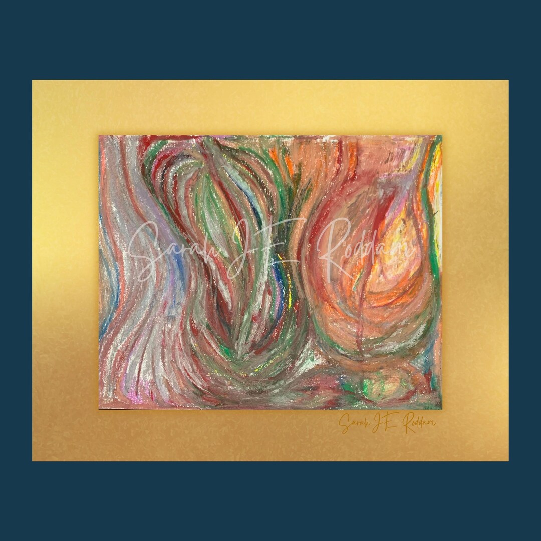 Abstract Oil Pastel Art Print – Enigma Series No. 11 (digital Download ...