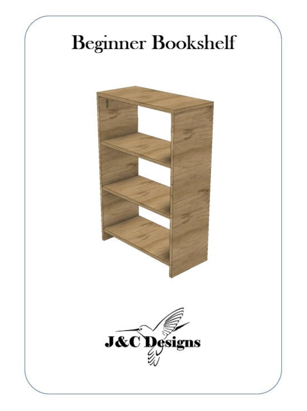 Build Plans/bookshelf/home Furniture/office/digital/woodworking/diy ...