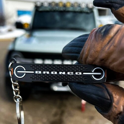 Build Your Own Leather Keychain Inspired by Ford Bronco 4th - Etsy