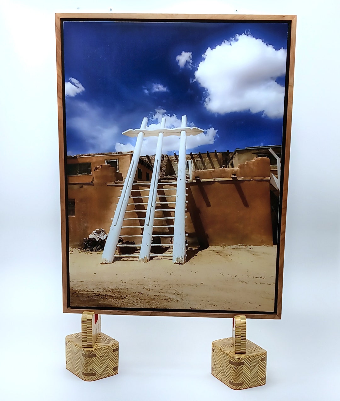 Quietus Thoughts Modern Floating Frame in Walnut - Etsy