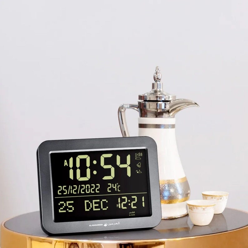 Digital Azan Clock Azan Clock With Dual in White Colour - Etsy