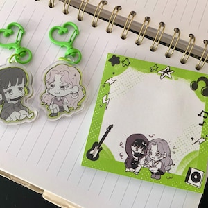 Green Yuri Charms & Memo Notes | TGSWIIWAGAA | Kinioto - Etsy