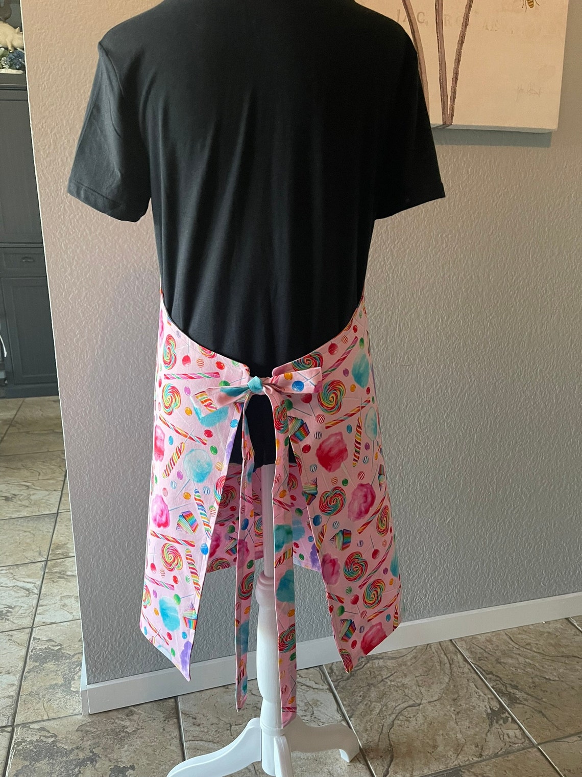 Cotton Candy Apron Cupcake Apron Candy Apron Reversible Apron Handmade ...