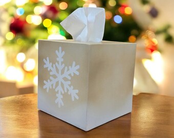 Christmas Tissue Box - Etsy