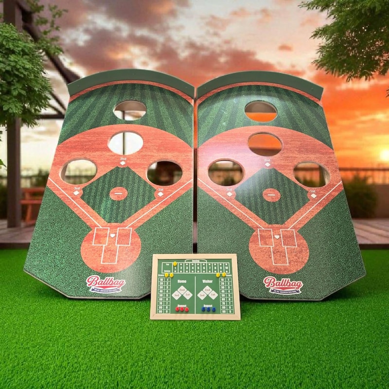Baseball Cornhole - Etsy