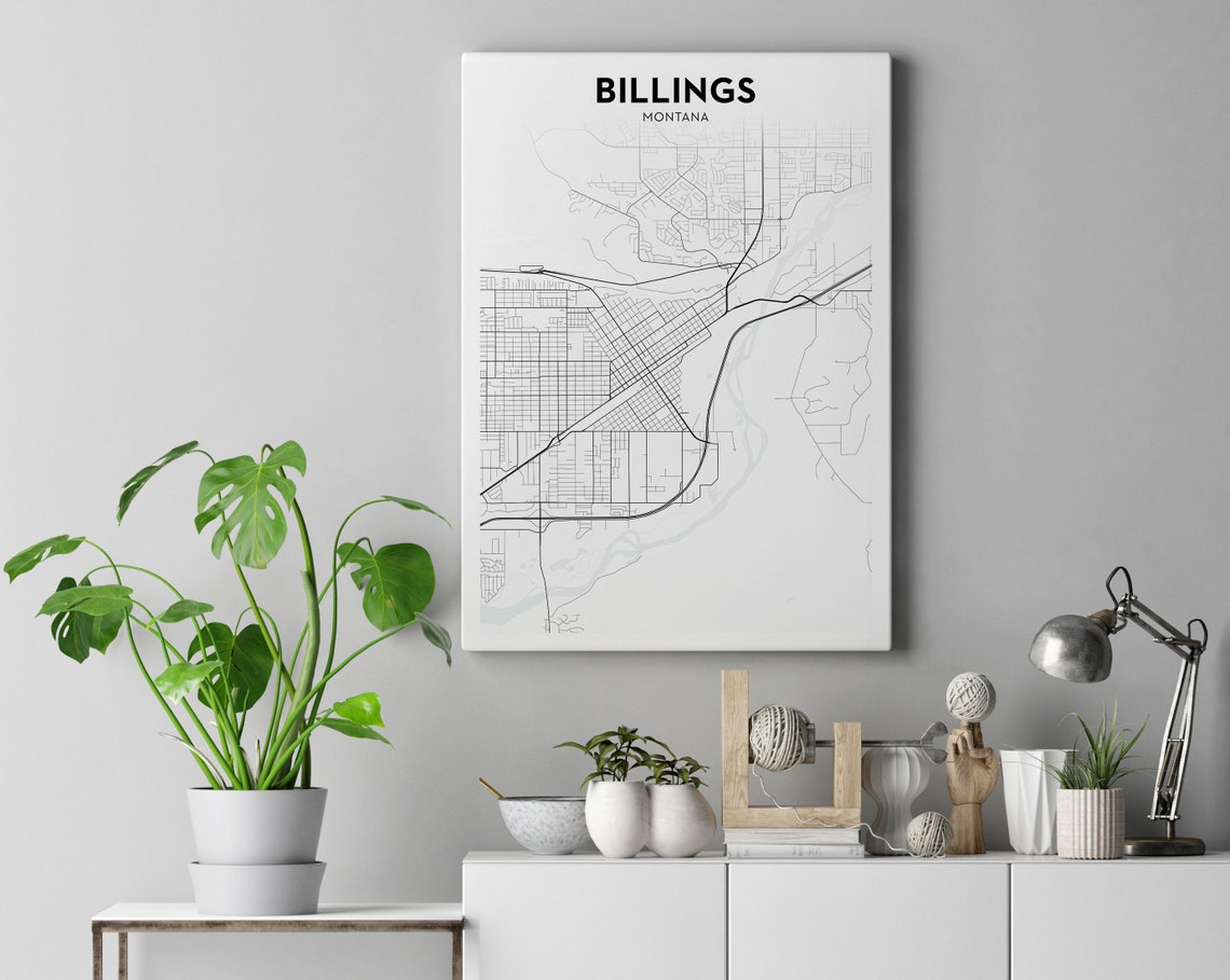 Stadtplan Poster Montana Karte Stadtplan Poster Stadtplan - Etsy.de