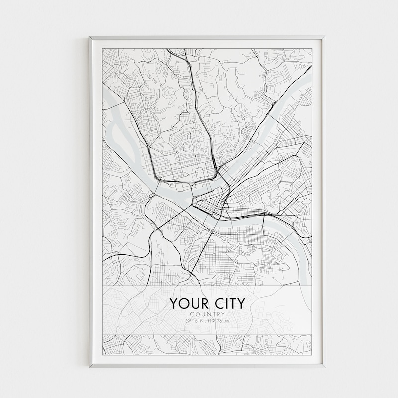 Personalised Map - Etsy