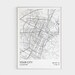 Custom City Map, Any City, Any Town, Personalized Map, Custom Map Print ...