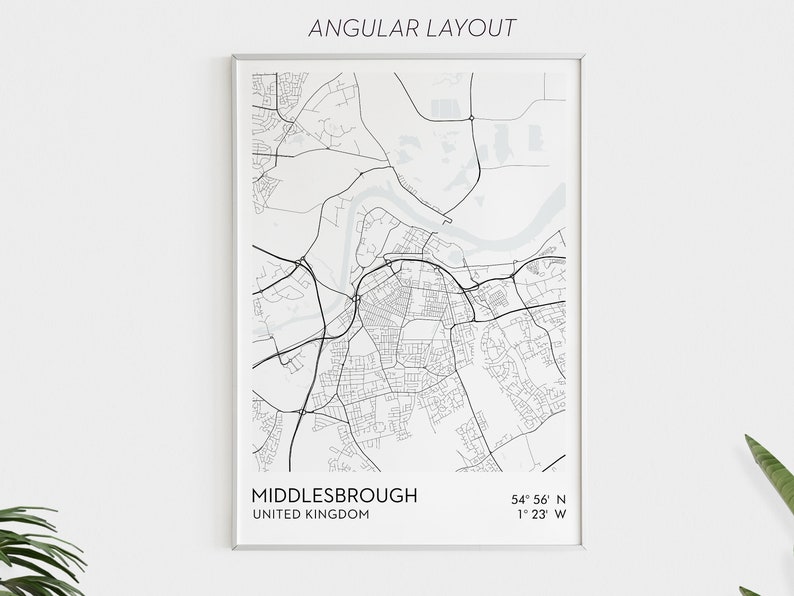 Custom City Map Any Town Any City Custom Area Map Custom - Etsy