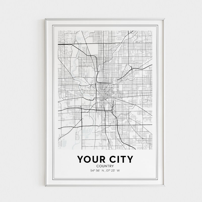 Art Map of Globe - Etsy