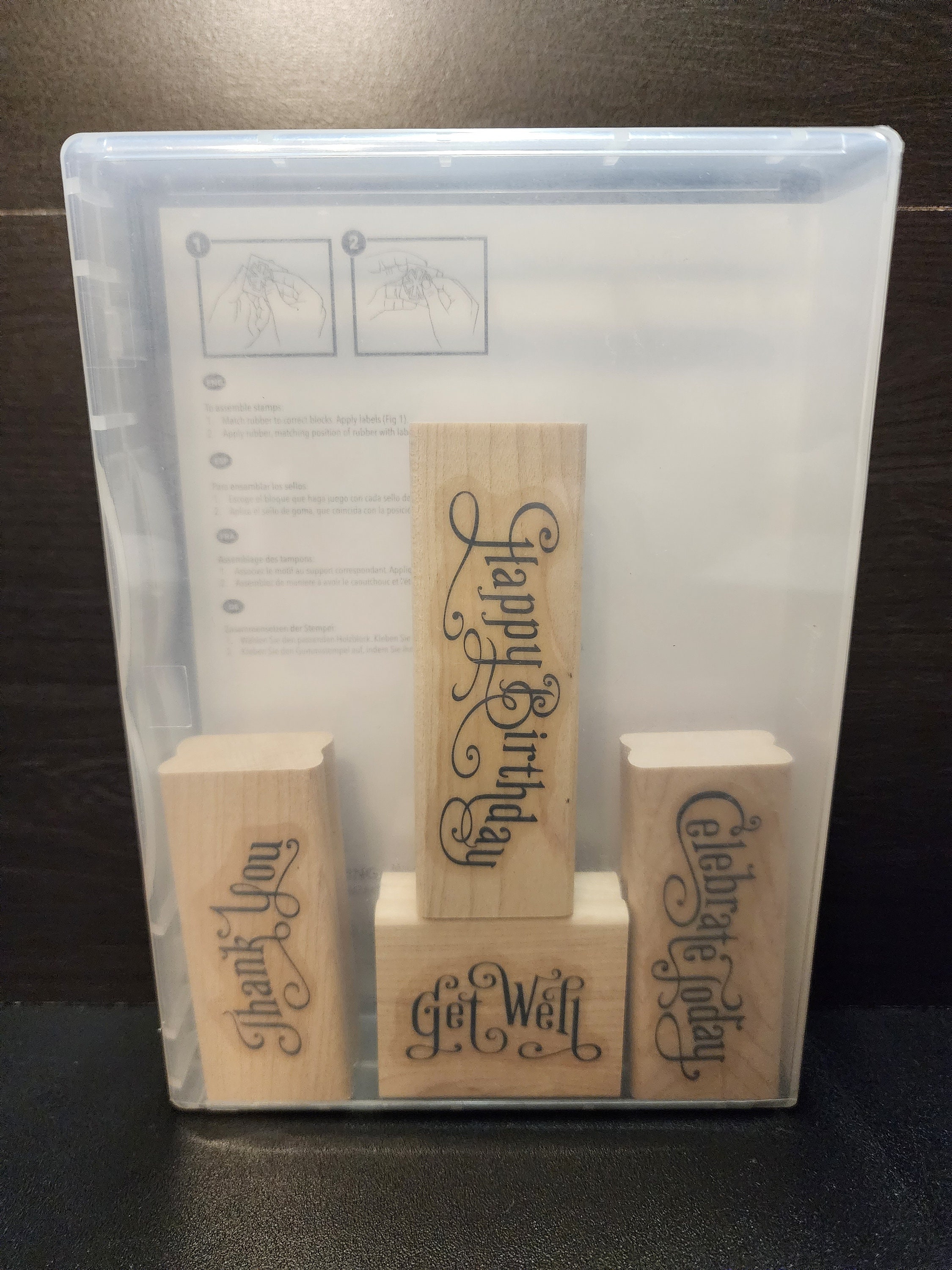 Stampin' up Perfectly Penned Block Stamps, Excellent Condition - Etsy