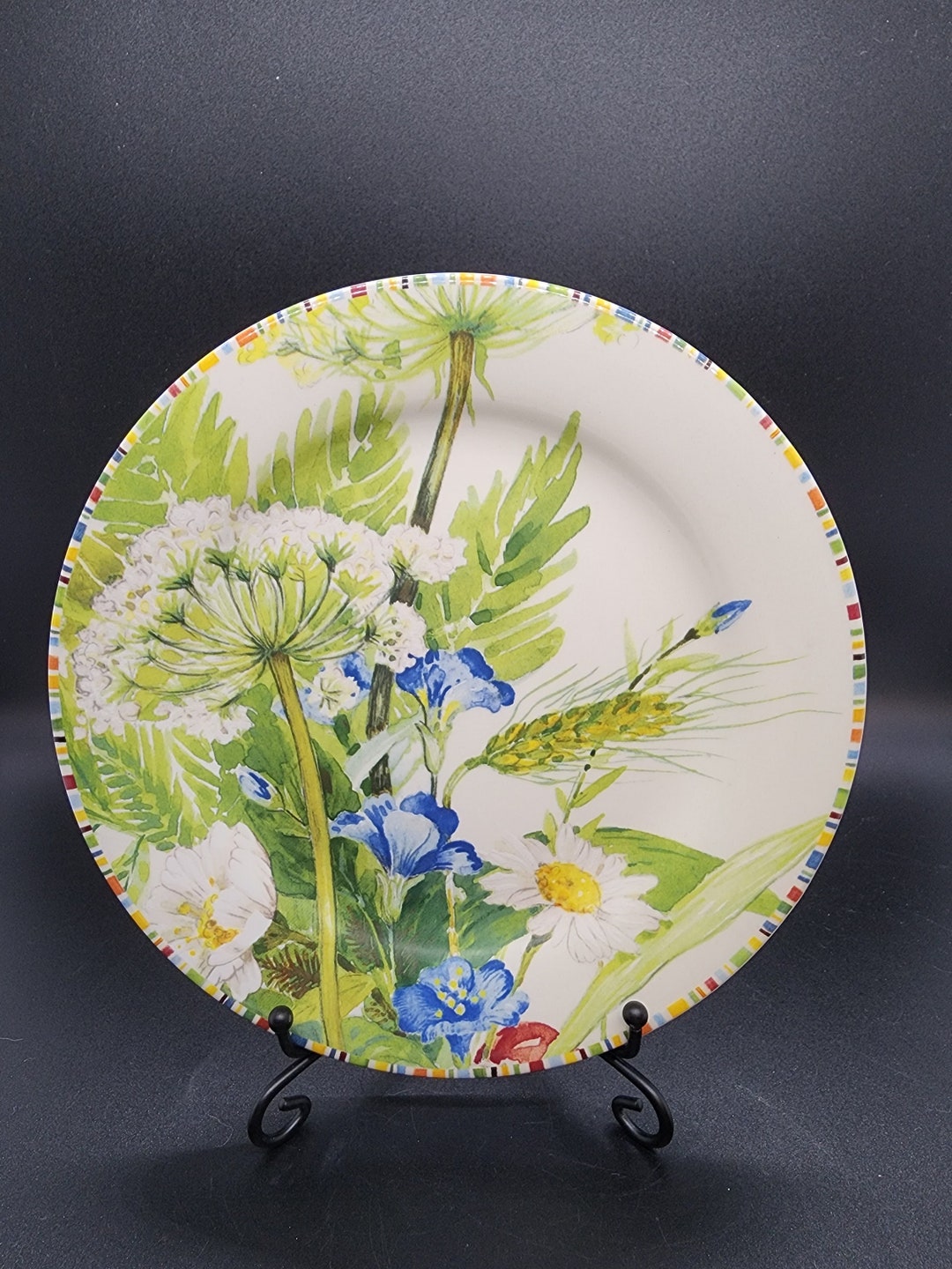 Gien France Cherry Designed Plate Set - Etsy