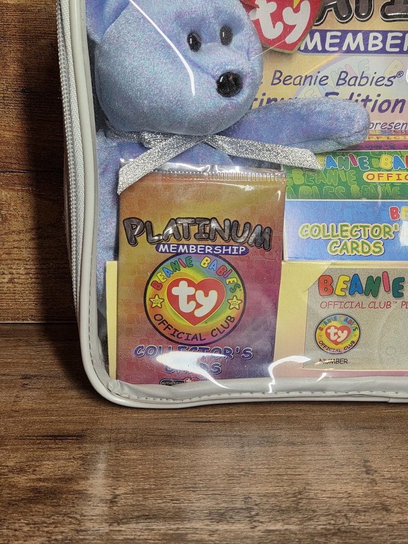 Ty Beanie Babies 1999 Platinum Edition Official Club Membership Kit ...