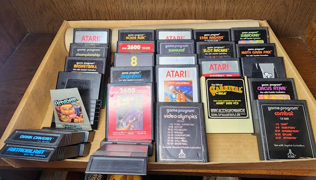 Atari 2600 Games, You Pick! Tested and Working, 26 Titles! Vintage and ...