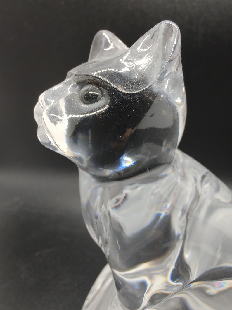 Adorable Crystal Cat Figurine Perfect Condition, Beautiful Display ...
