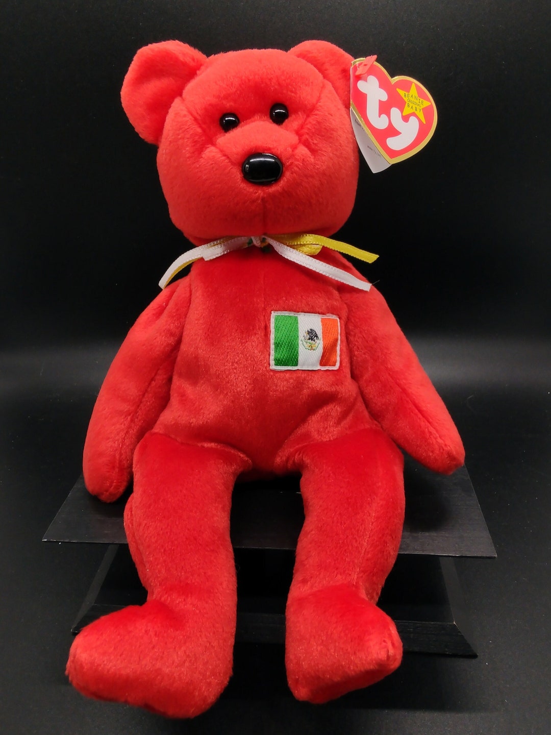 Ty Beanie Baby Osito the Mexican Flag Bear, Retired Rare MWMT - Etsy