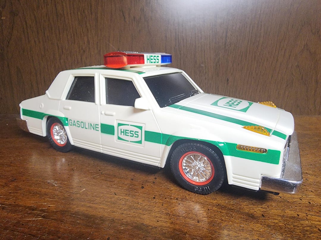 Hess Truck Collectible Patrol Car 1993 Model, Original Box, Tested and ...