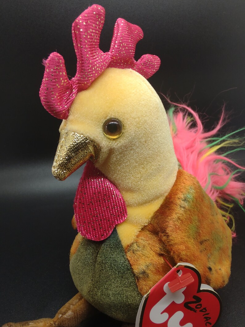 Ty Beanie Babies Zodiac Year of the Rooster Excellent - Etsy