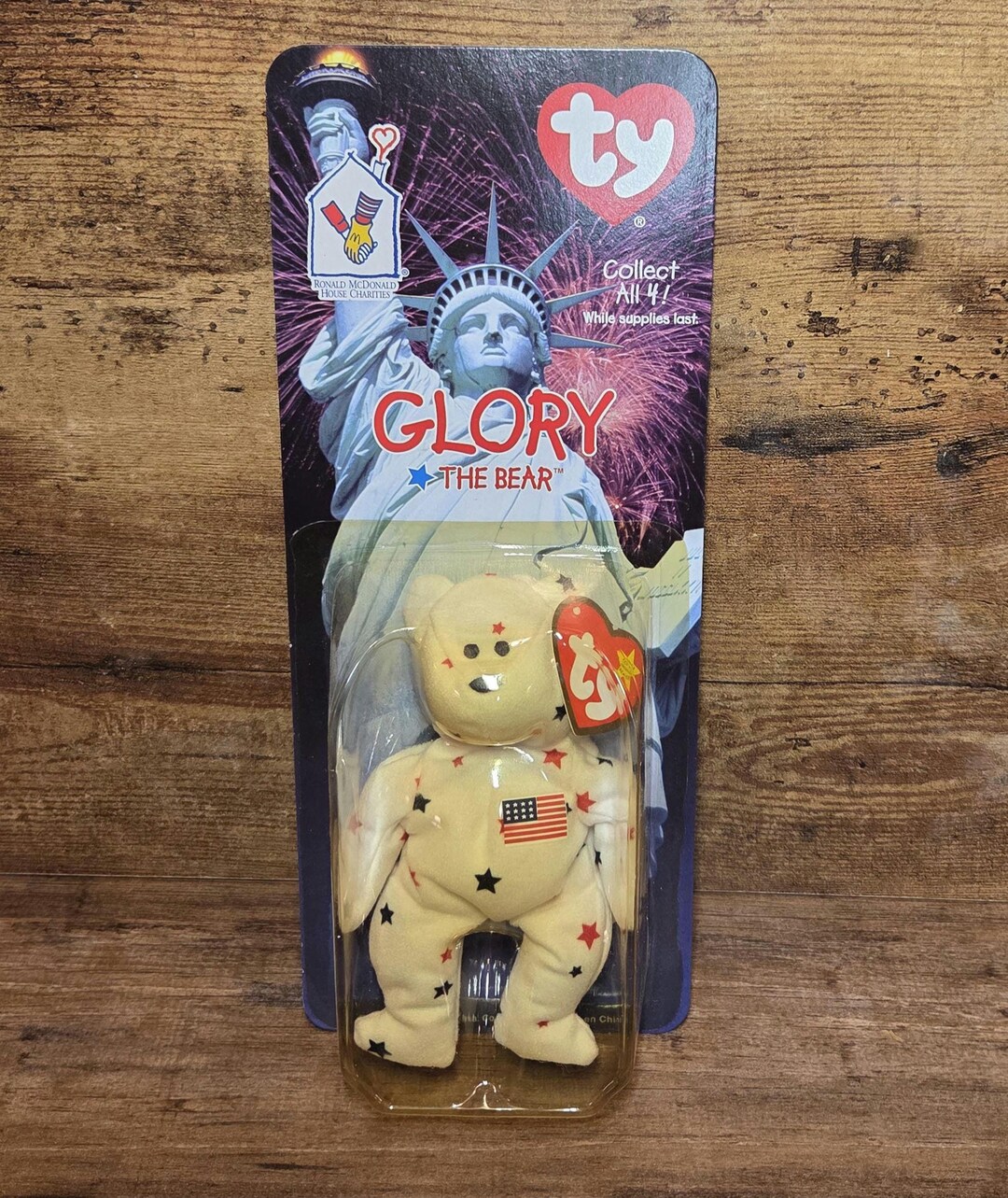 Ty Mcdonald’s Teenie Beanie Glory Bear – Vintage Plush Collectible - Etsy