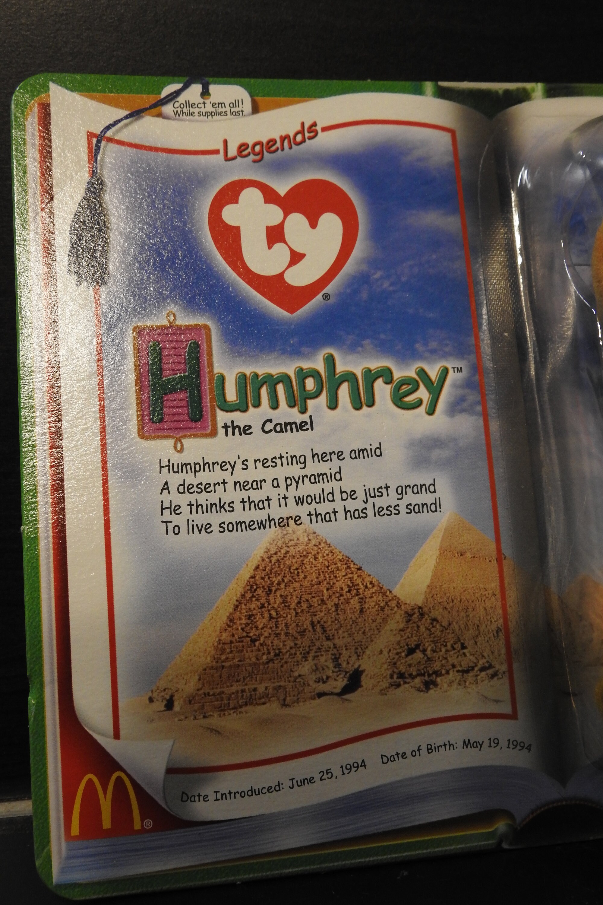 Ty Teenie Beanies Legends Humphrey the Camel, Retired Rare MWMT - Etsy